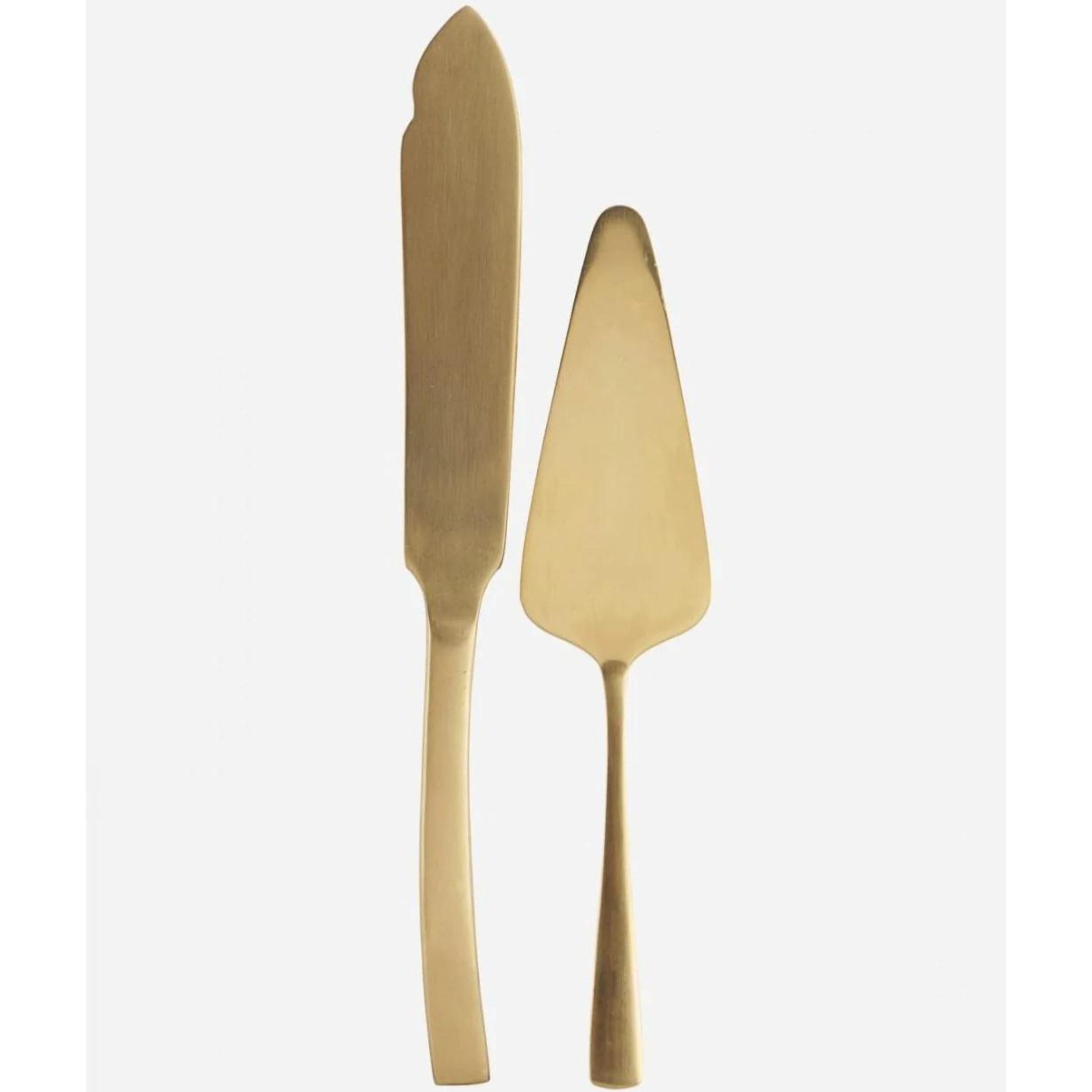 Gold Cake Server Set – Grey Goose Living