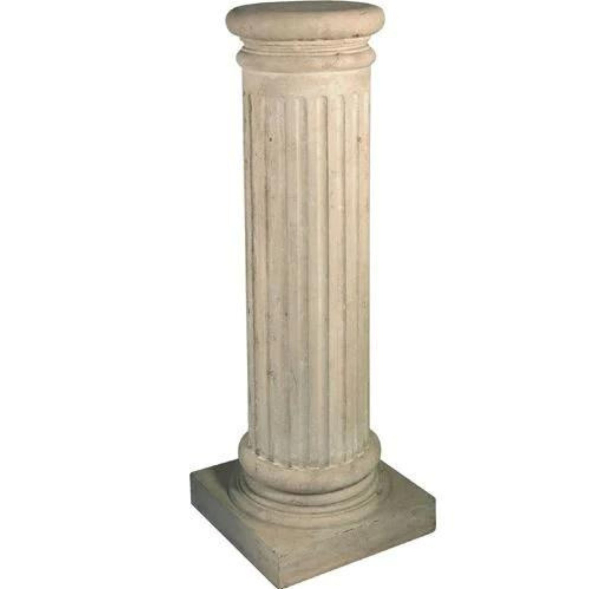 Round Cream Fluted Column – Grey Goose Living